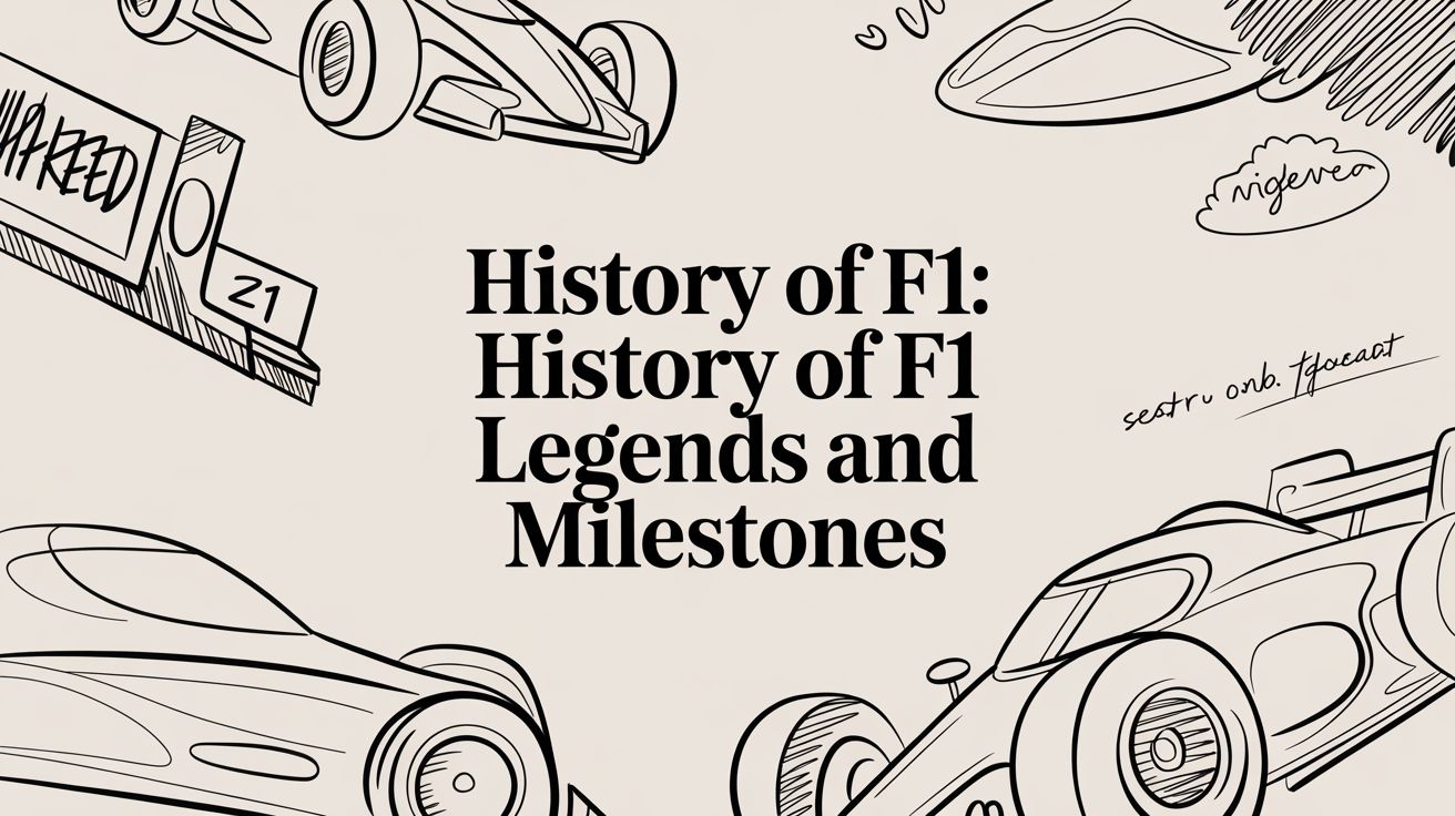 History of F1: history of f1 legends and milestones – TrackNation